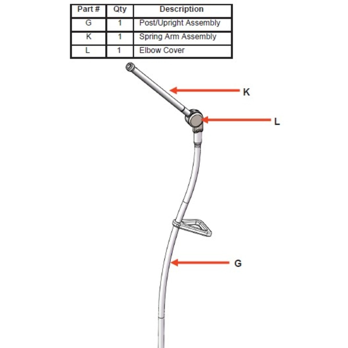 Upright & Extension Arm | Burton Medical