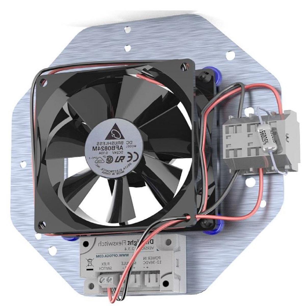 Fan Assembly with Step Dimmer Module | Burton Medical